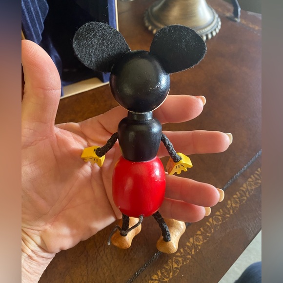 Schylling | Toys | Nwt Nib Disney Mickey Mouse Funeflex Wooden Doll ...